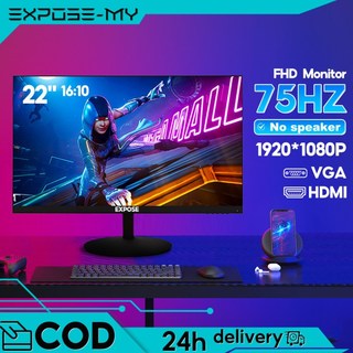 EXPOSE 75HZ LED 1080P HDMI VGA Gaming Monitor (19''-22'') | Shopee Malaysia
