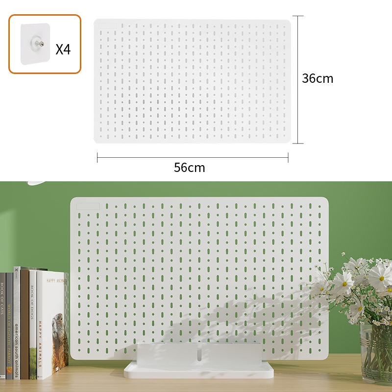 Pegboard Accessories Desk Organizer Perforated Wall Shelf Display Board ...