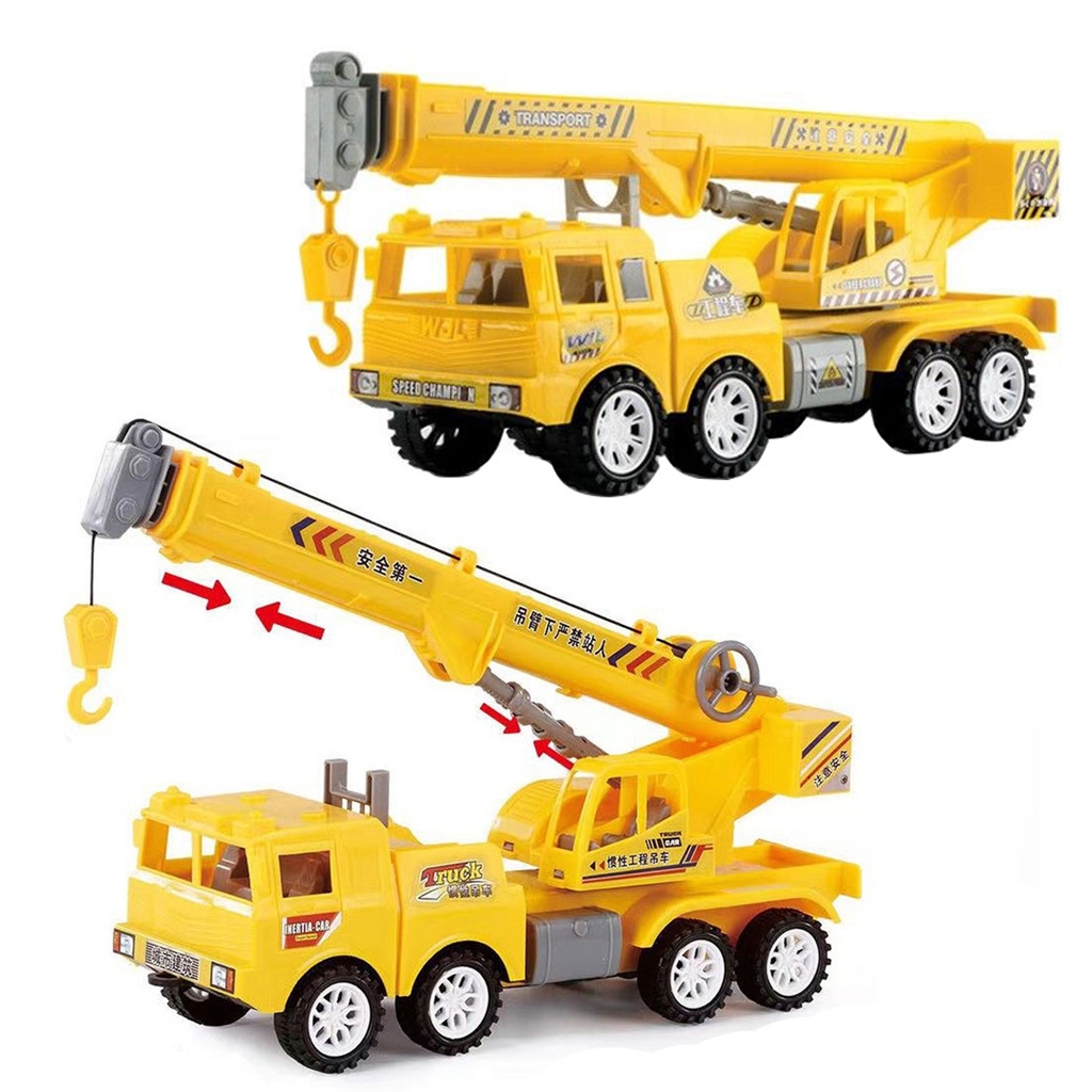 Construction Models Crane Toys Large Plastic Vehicles Inertia Model ...