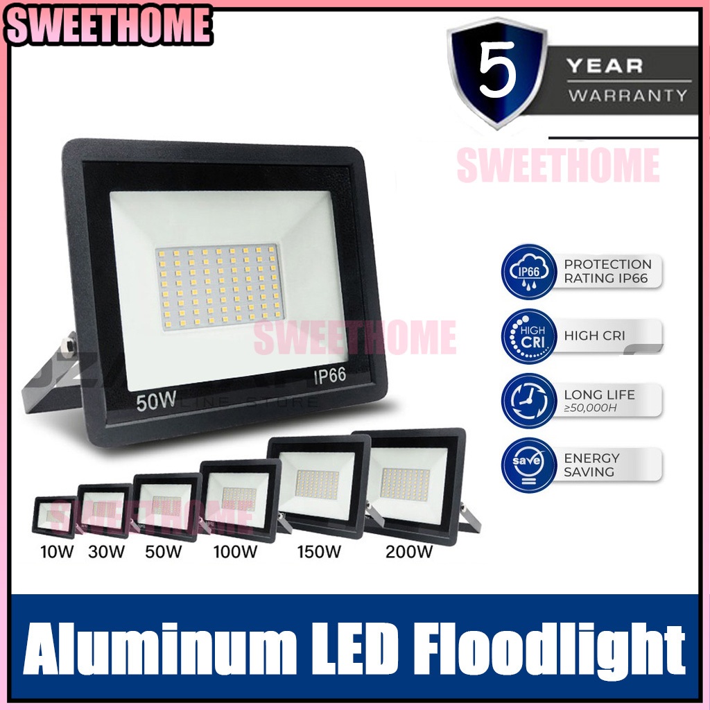【Malay Delivery】LED Projection Light 10W 20W 30W 50W 100W IP68 Waterproof Floodlight Waterproof ...