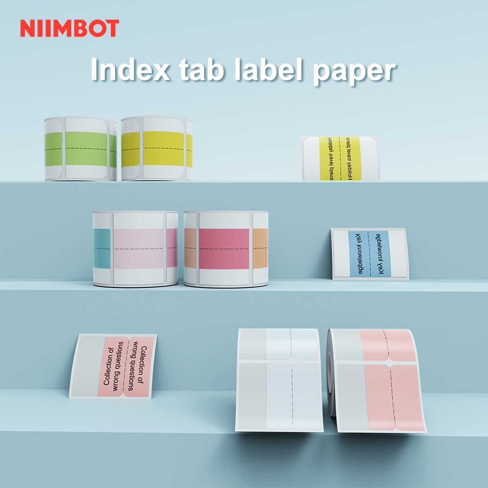 NIIMBOT B21/B1/B3S Bookmark Paper Marks Stickers Label Paper Waterproof ...