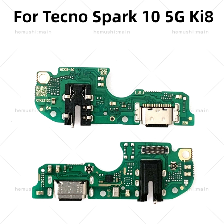 For Tecno Spark 10 5G Ki8 USB Dock Charger Port Plug Headphone Audio ...