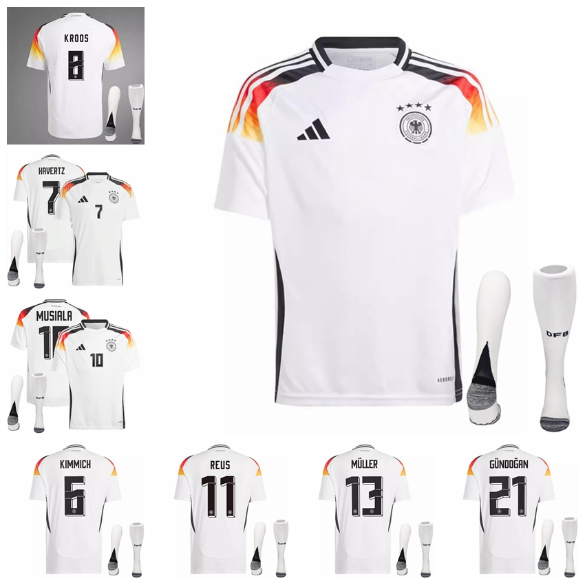 2024-25 Germany Home UEFA European Football Championship Short Sleeve ...