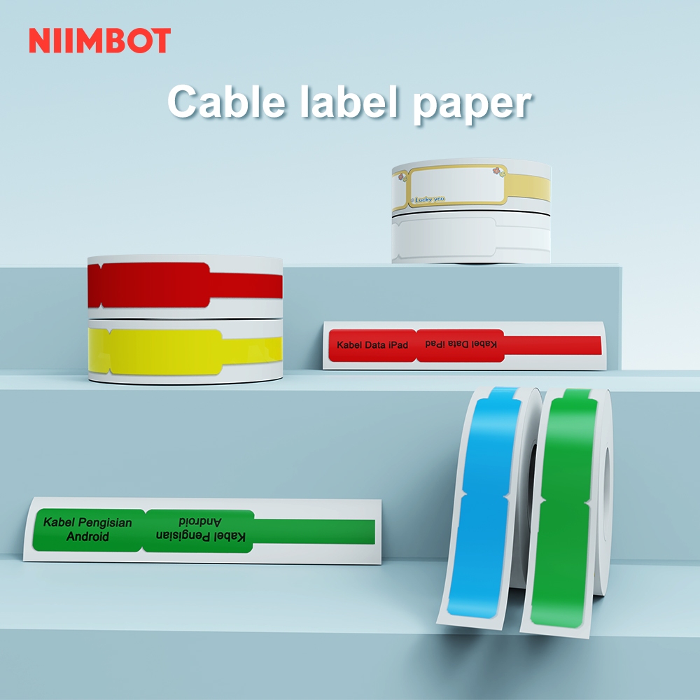 NIIMBOT Cable Label For D11 D110 D101 Thermal Printer Bluetooth Printer ...