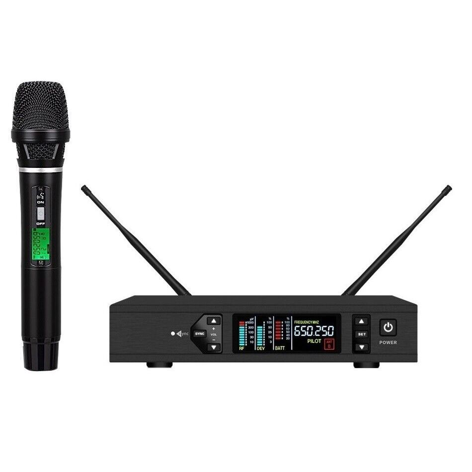 UHF Cordless Vocal Microphone mic System True Diversity for AKG Samson ...