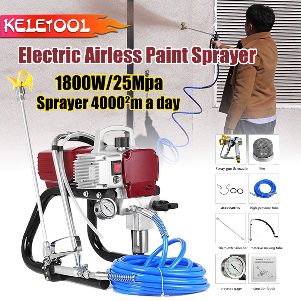 Airless Paint Sprayer 3500W High-pressure Airless Spraying Machine ...