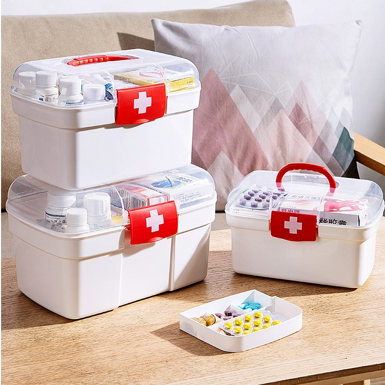 Eid Mubarak Double Layer Transparent Sealed High-Capacity First-Aid Box ...