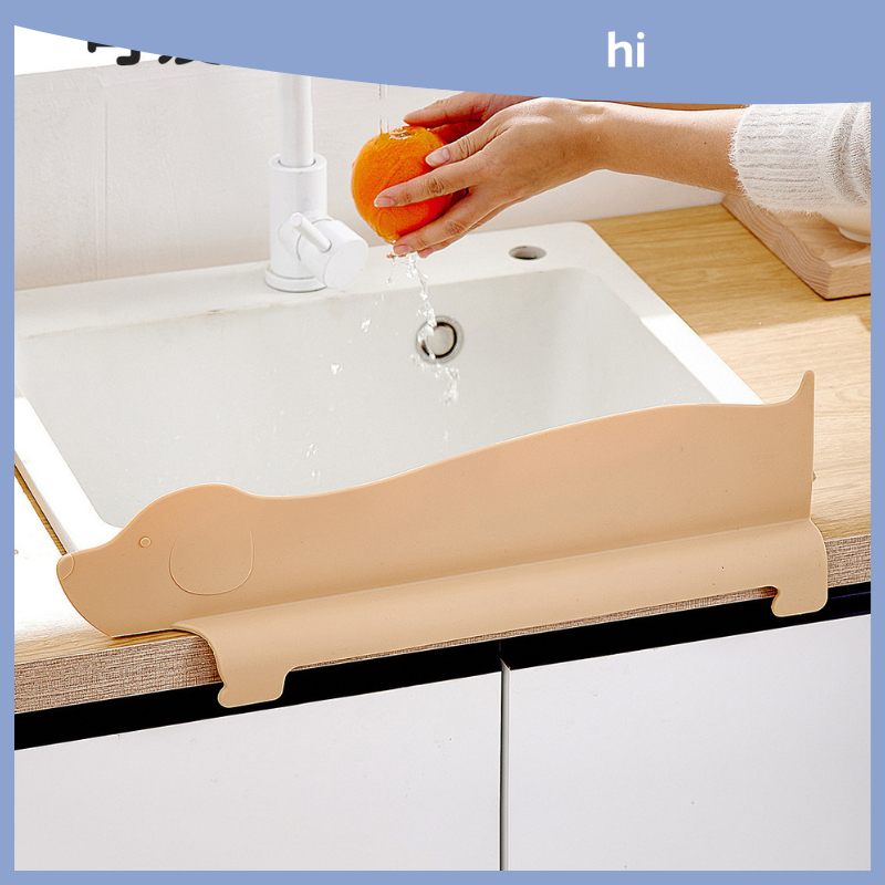 HI HOMES Kitchen Silicone Water Blocking Plate Household Sink ...