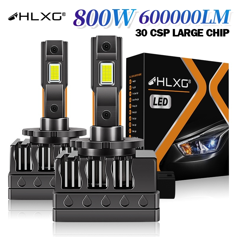 HLXG D1S D3S LED Canbus D4S D2S D8S LED Headlights HID D1R D2R D3R D4R BulbCar Light Turbo Lamp ...