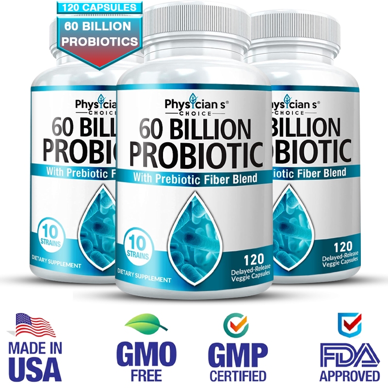 Probiotic supplement designed for overall digestive health, supporting ...