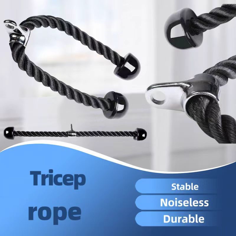 Double Headed Tricep Rope Pull Down Training Pulley Rope,Fitness Sports ...