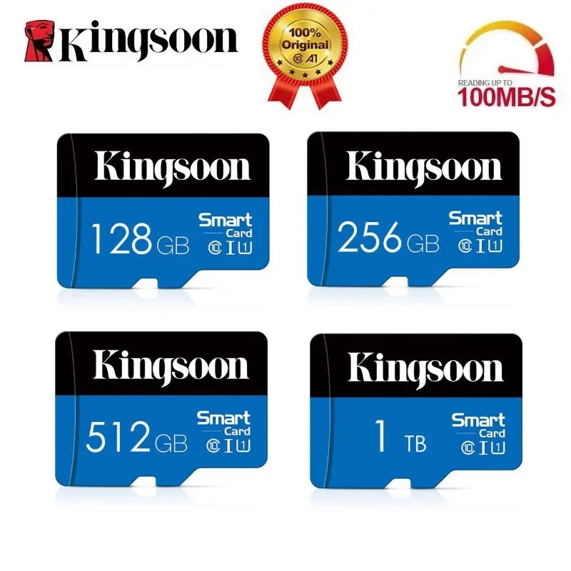 High Speed 512GB Micro TF SD Card 128GB 256GB 1TB TF Flash Memory Card ...