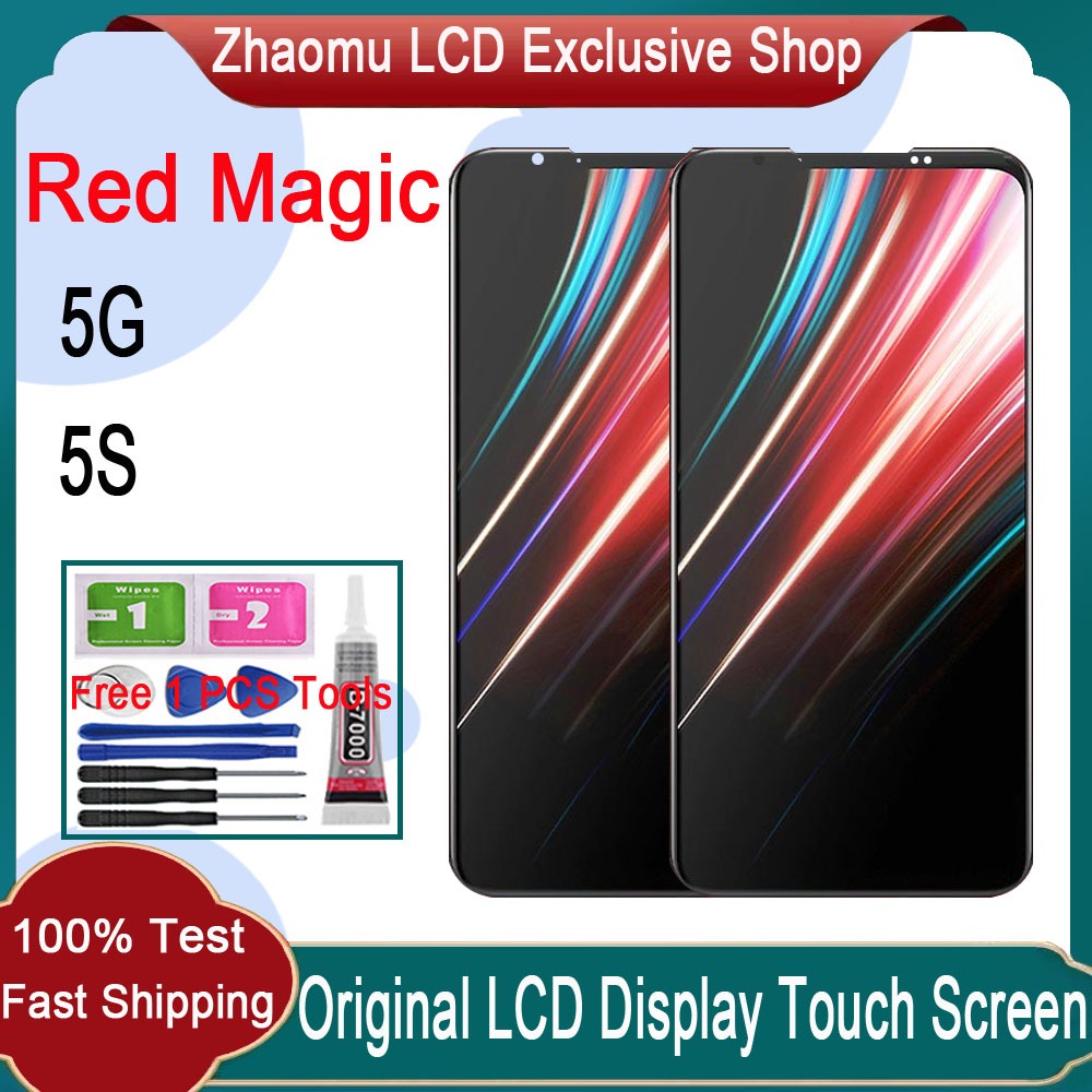Original AMOLED Red Magic 5G 5S LCD Display Touch Screen Replacement ...