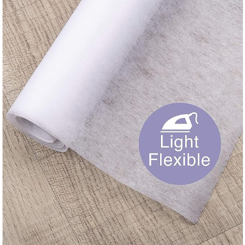 Iron On/Fusible Interfacing Fabric - Medium Weight 100cm Wide - 2 ...