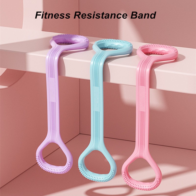 Fitness Resistance Band with Handles, Figure 8 Exercise Bands for Arm ...