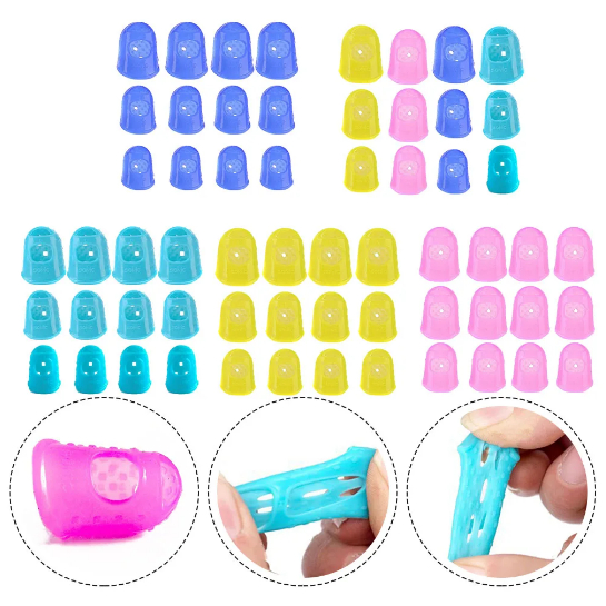 Guitar Finger Guards Thumb Picks Finger Cap For Guitar Ukulele Finger ...