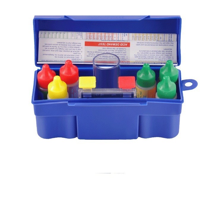 Swimming Test Kit, ph Chlorine Water Tester 5-in-1 Chlorine/pH/Acid ...