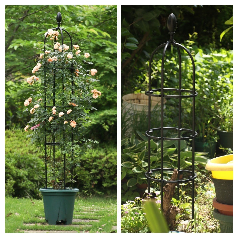 Gardening arched flower stand bracket climbing vine frame wedding ...