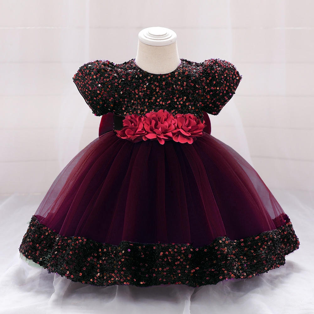 MQATZ New Toddler Dress For Baby Children Flower Princess Dresses Bow ...