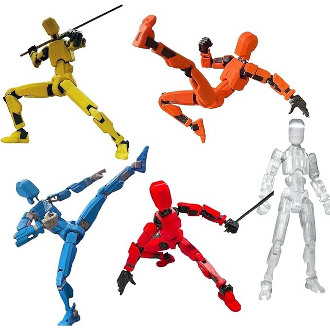Upgraded Version 3d Printing Multi-Joint Action Figure Lucky 13 Toys ...