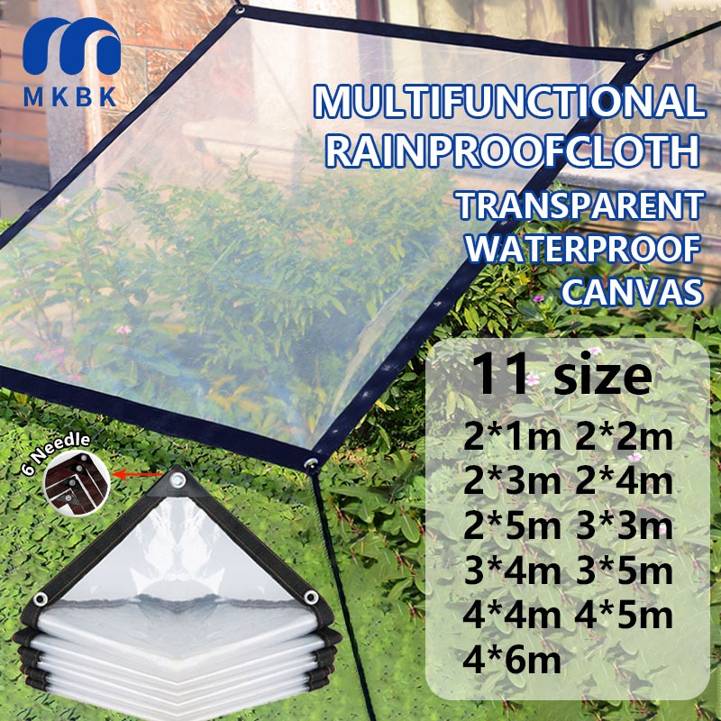 MKBK Tarpaulin Thicken Waterproof Canvas Plant Canopy Shade Cloth ...
