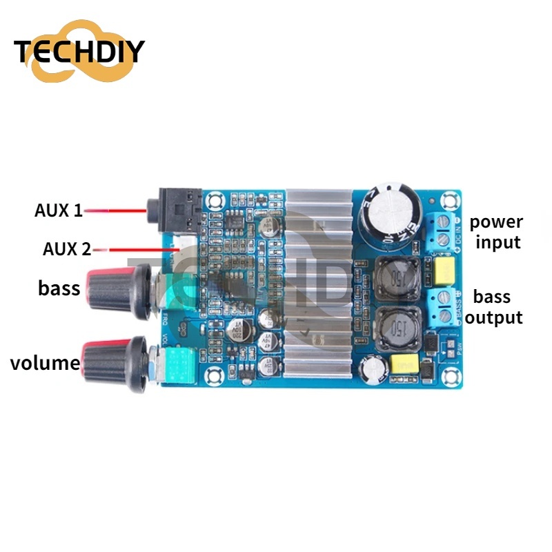TPA3116 Subwoofer Amplifier Digital Audio Board Mono Power Amp Sound ...