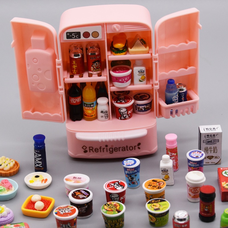 Simulation Miniature Landscape Cartoon Mini Candy Toy Kitchen Double ...