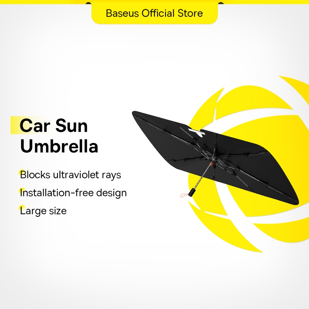 Baseus Car Windshield Doubled-Layed Sunshades Cover Foldable Sun Shade ...