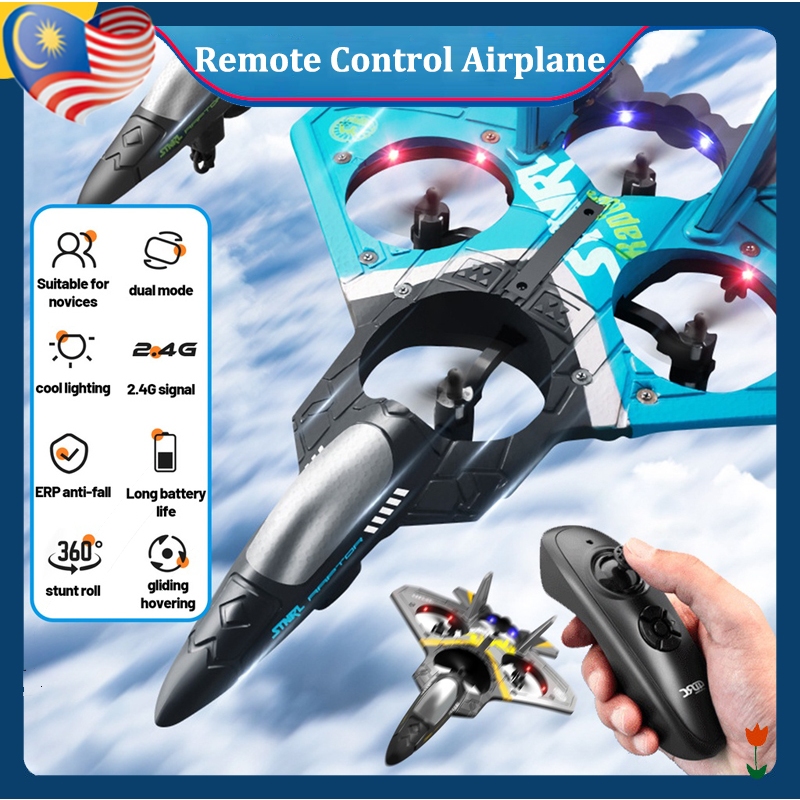 RC Airplane toy kapal terbang 2.4G fighter Remote Control Airplane ...