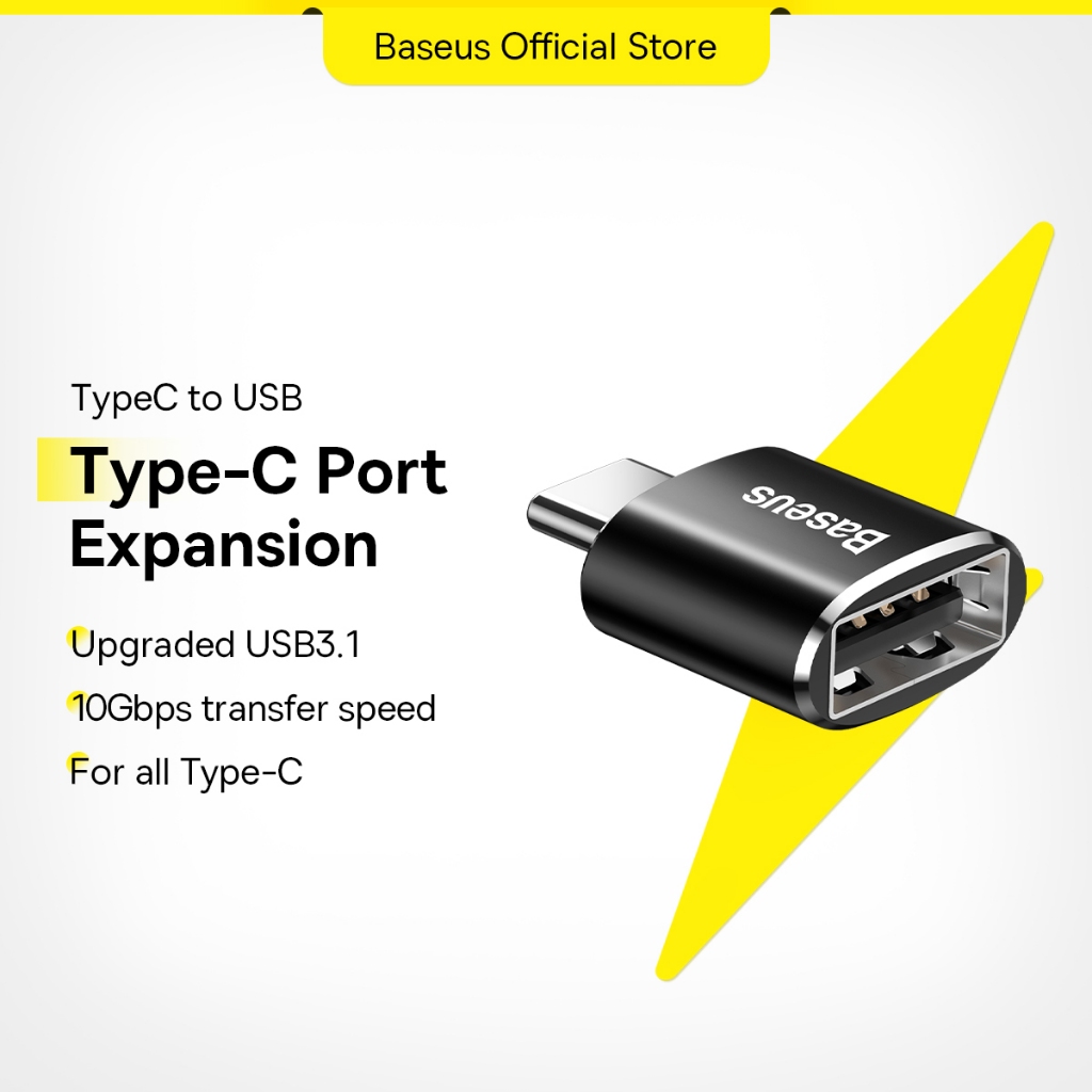 Baseus Micro USB Type C Adapter Connector | Shopee Malaysia