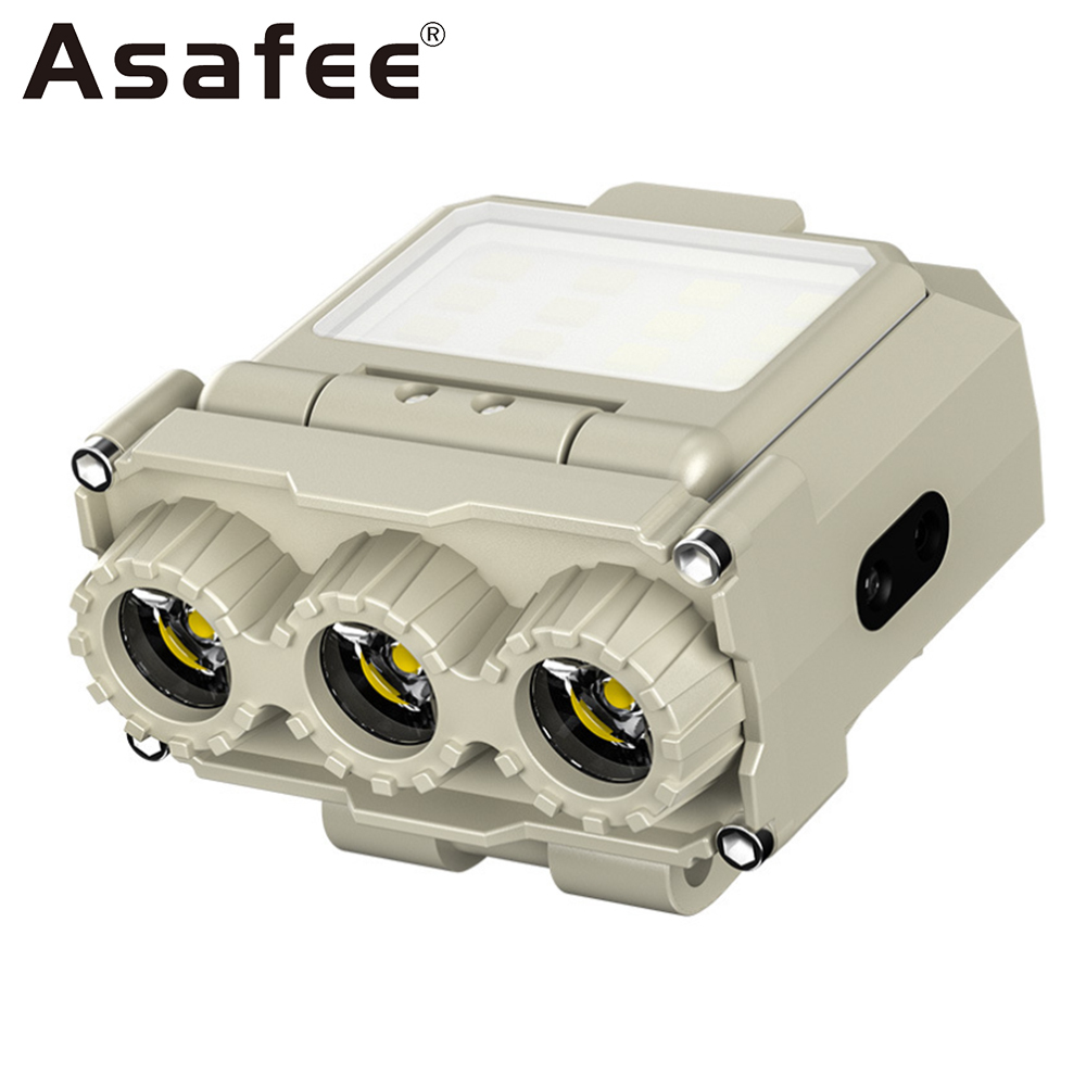 Asafee 0204B Range 200M Manual Sensing Adjustable Headlamp 700LM Sensor ...