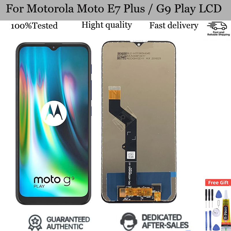 LCD For Motorola Moto E7 Plus G9 Play Display Touch Screen Assembly E7Plus XT2081-1 XT2083 ...