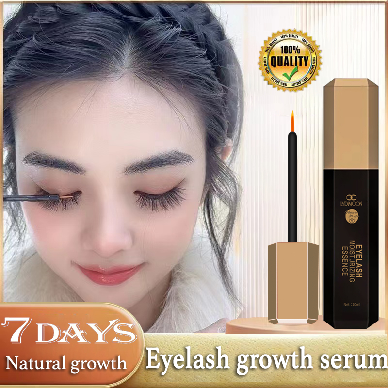 IUALLURE Eyelash Growth Serum Eyelash Oil 10ml Natural Eyelash Essence Eyebrow Fast Growth ...