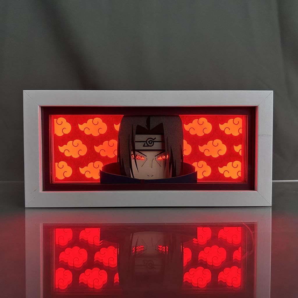 NARUTO Anime Night Light Uchiha Itachi Figure for Bedroom Decor Lamp ...