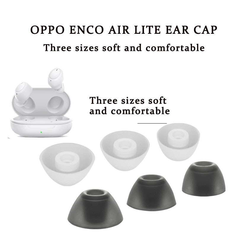 Original OPPO Enco w31 headphones silicone ear cap silicone earmuffs ...