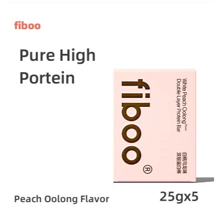 [Buy 3 Free 1] Fiboo Protein Bar No Sugar Whey Protein Meal Replacement ...