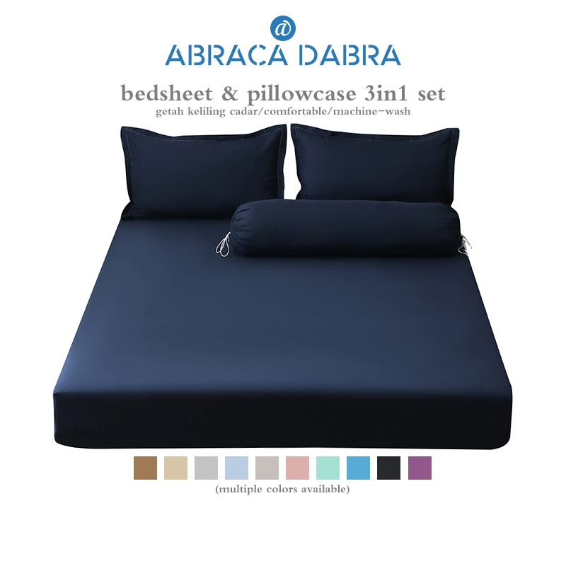 Abraca Dabra 4 In 1 Super Soft Fitted Bedsheet Set - Single/Super ...