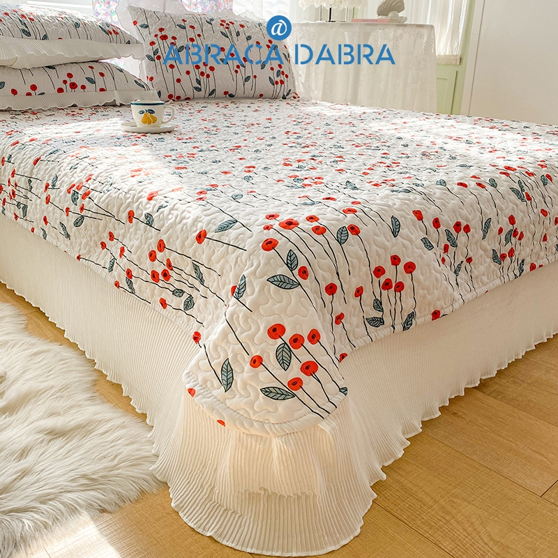 Abraca Dabra Princess Style Lace Quilted Bedspread - Queen/King Size ...