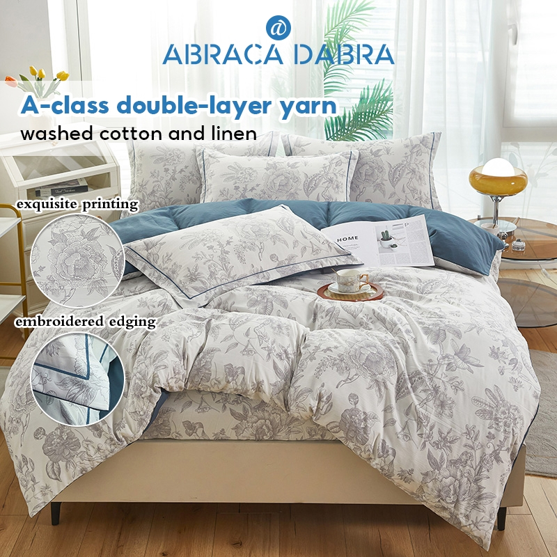 Abraca Dabra 4 In 1 Fitted Bedsheet Set - Single/Super Single/Queen ...