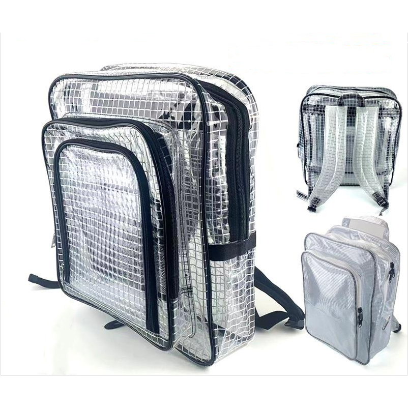 【Uhome】17 inch Anti-static Clear PVC Backpack Cleanroom Engineer Tool ...