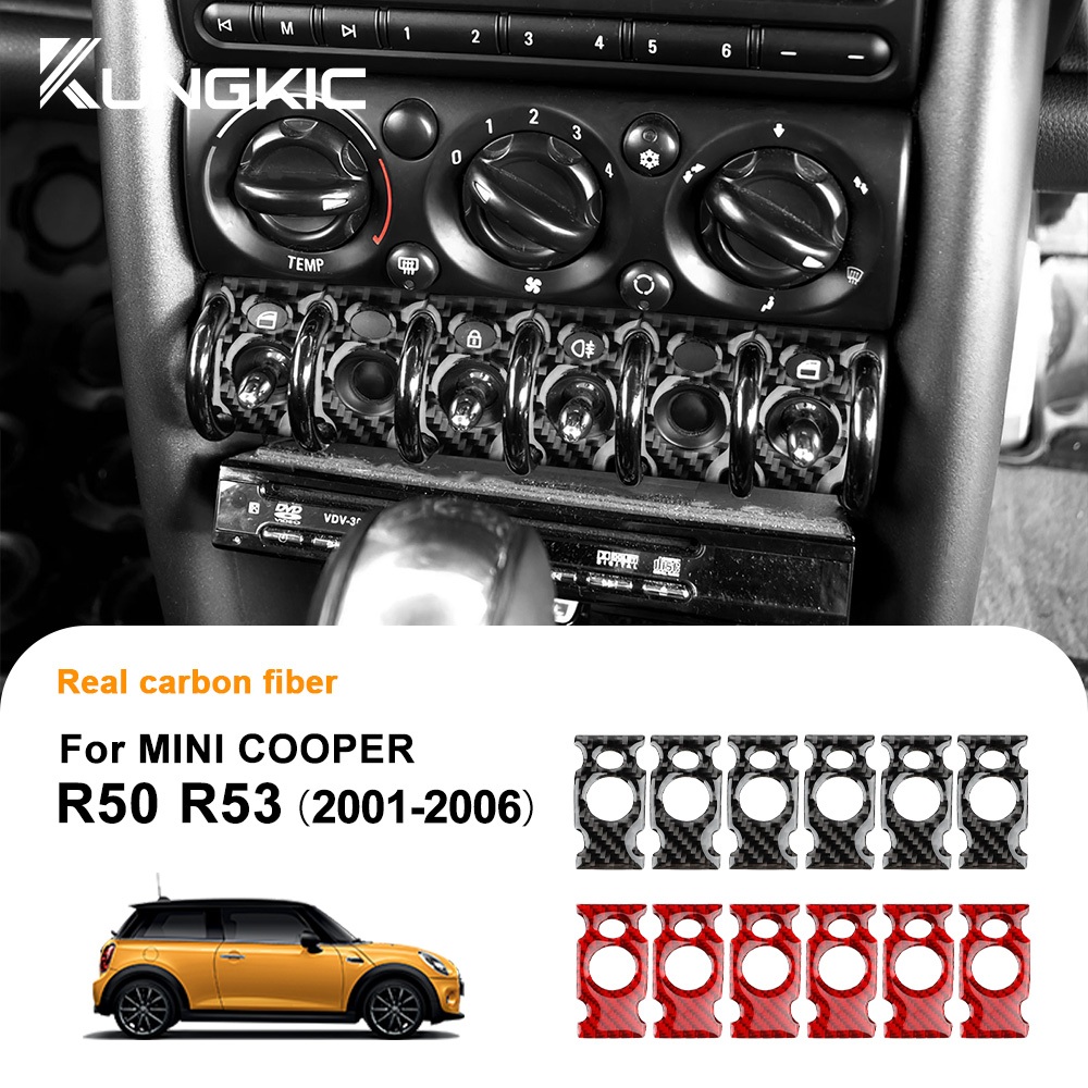 For MINI Cooper Hatchback R50 R53 2001-2006 Carbon Fiber Central ...