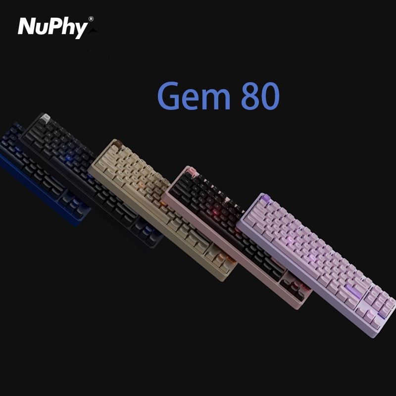 NuPhy Gem80 QMK/VIA Wireless Custom Mechanical Keyboard | Shopee Malaysia