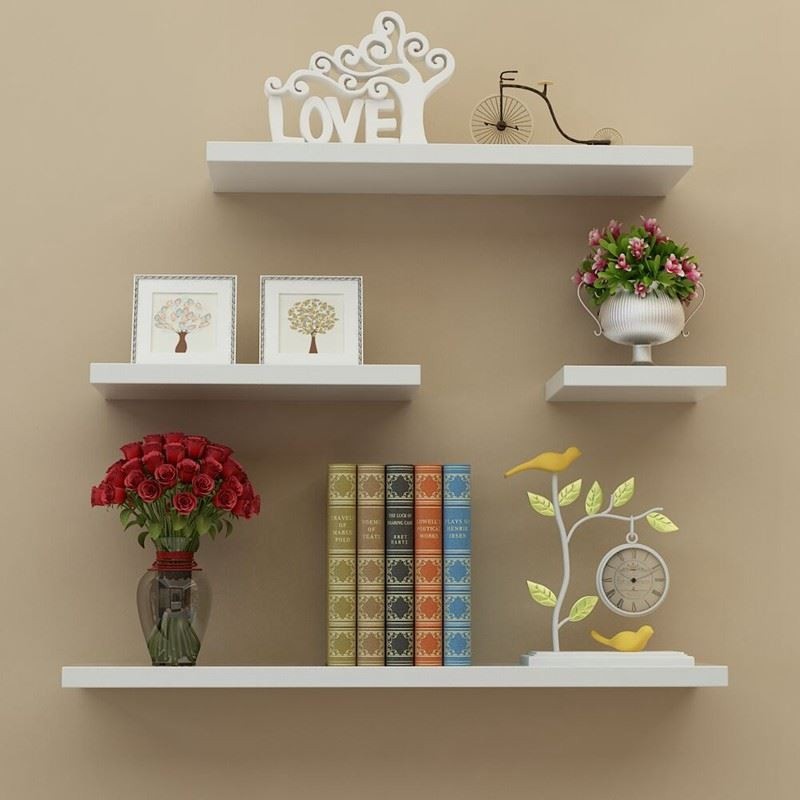 3pcs Floating Rack Rak Dinding Floating Wall Shelves/ Wall Shelves ...