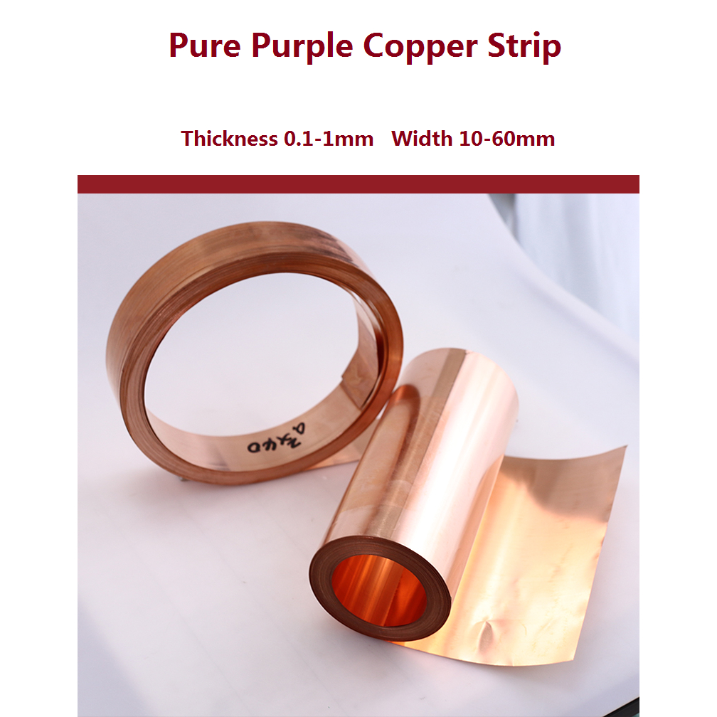 Copper Strip Pure Copper Foil Red Copper Skin Grounding Copper Strip ...