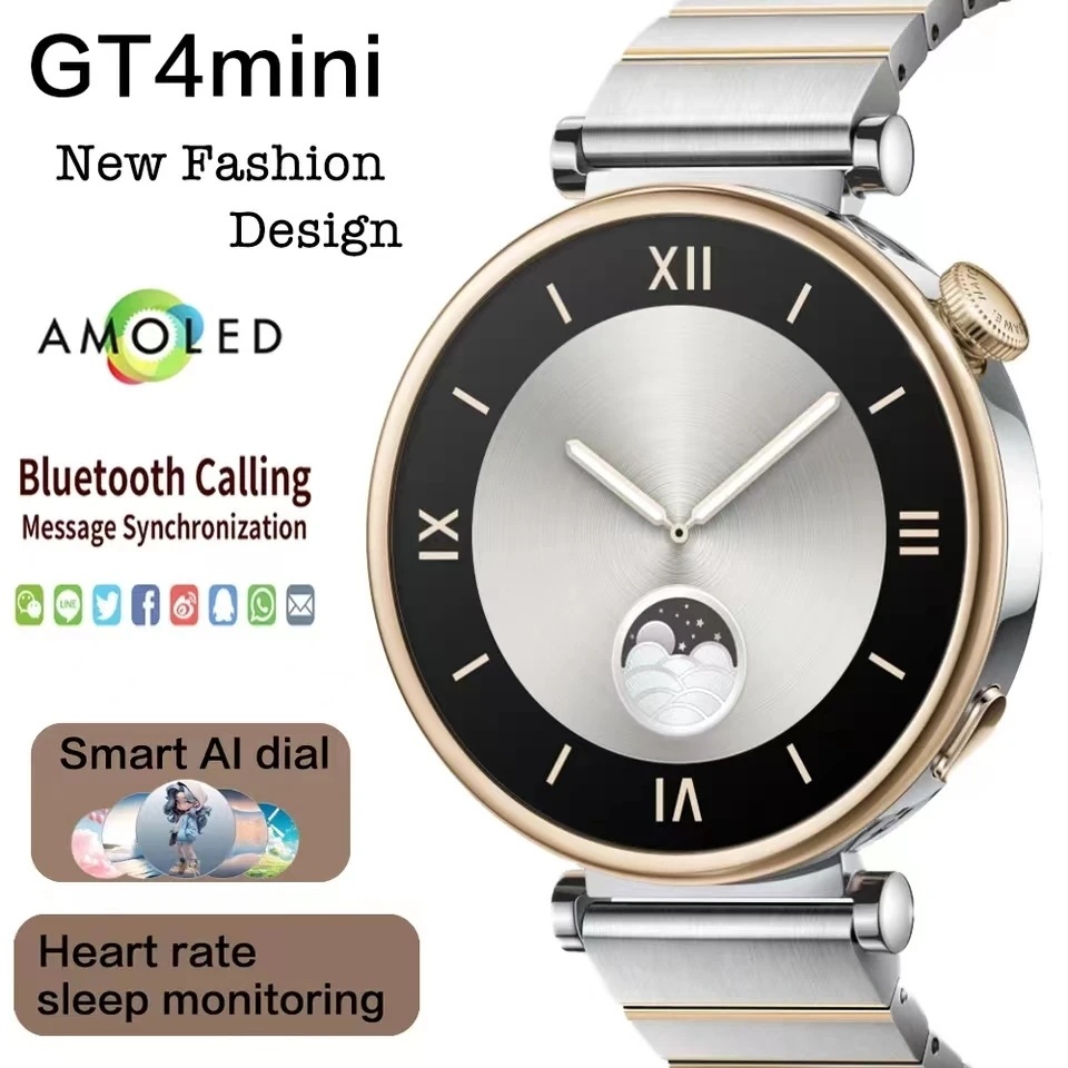 New Watch GT4 Mini Size 38/41MM Smart Watch Women 1.3"AMOLED Lady ...