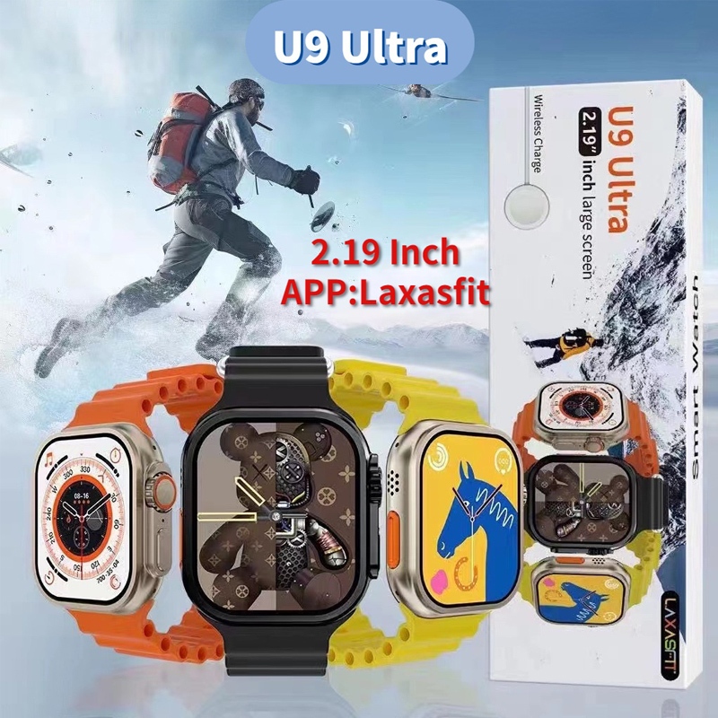 Smart Watch U9 MAX Ultra Waterproof IP67 2.19 HD Screen 49mm BT Call ...