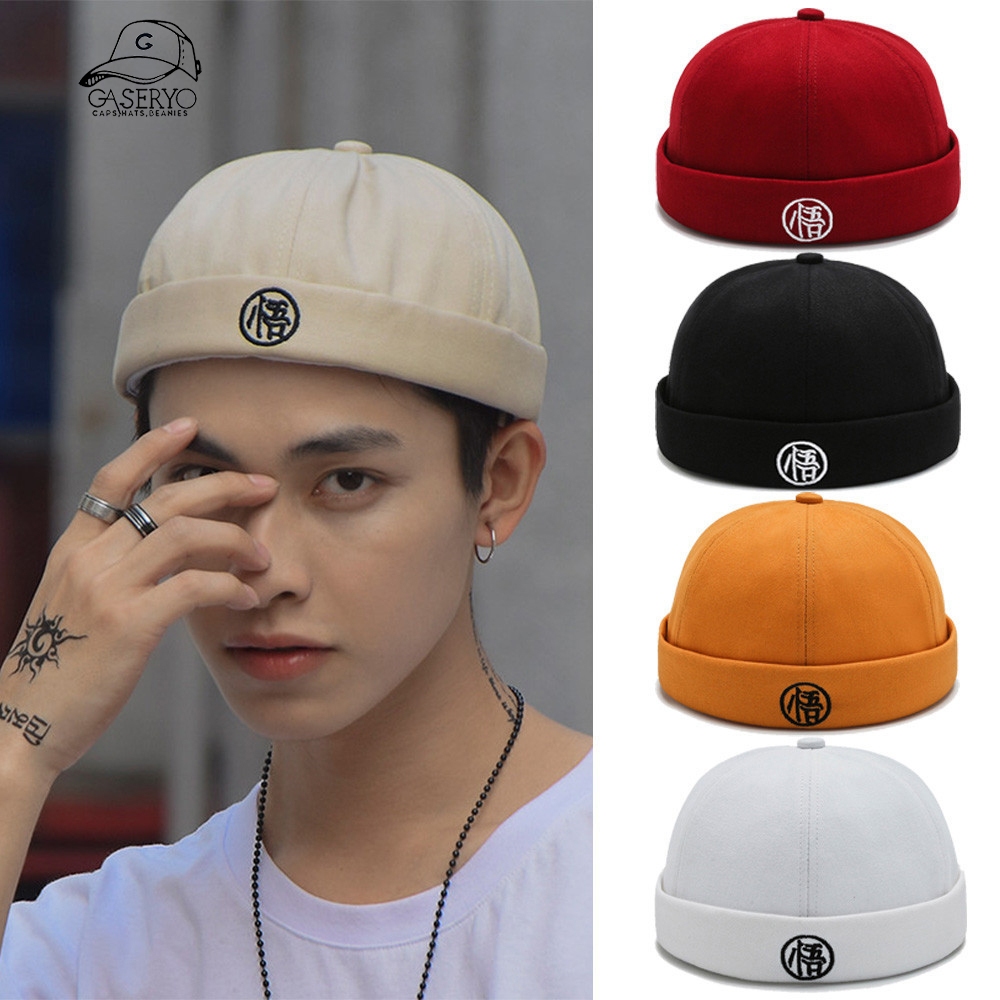 Gaseryo Dragon Ball Anime Cap Embroidery beanie hat bonet for men Retro ...