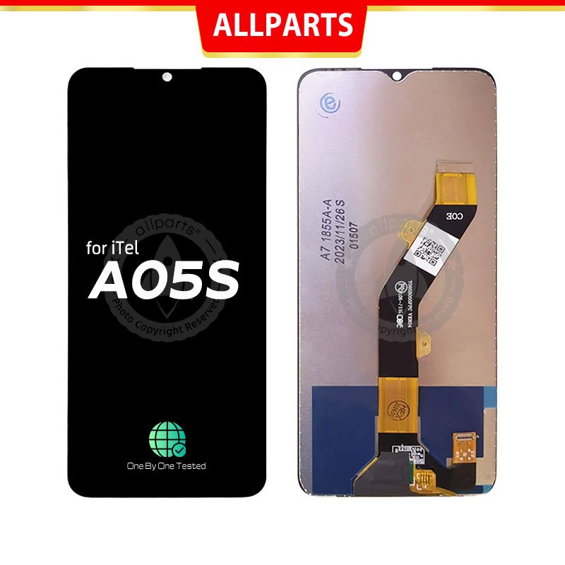 ALLPARTS Display for Itel A05S LCD Touch Screen Digitizer Replacement A663LC | Shopee Malaysia