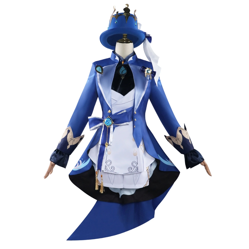 Furina Focalors Cosplay Costume Genshin Impact Clothes Carnival Uniform ...