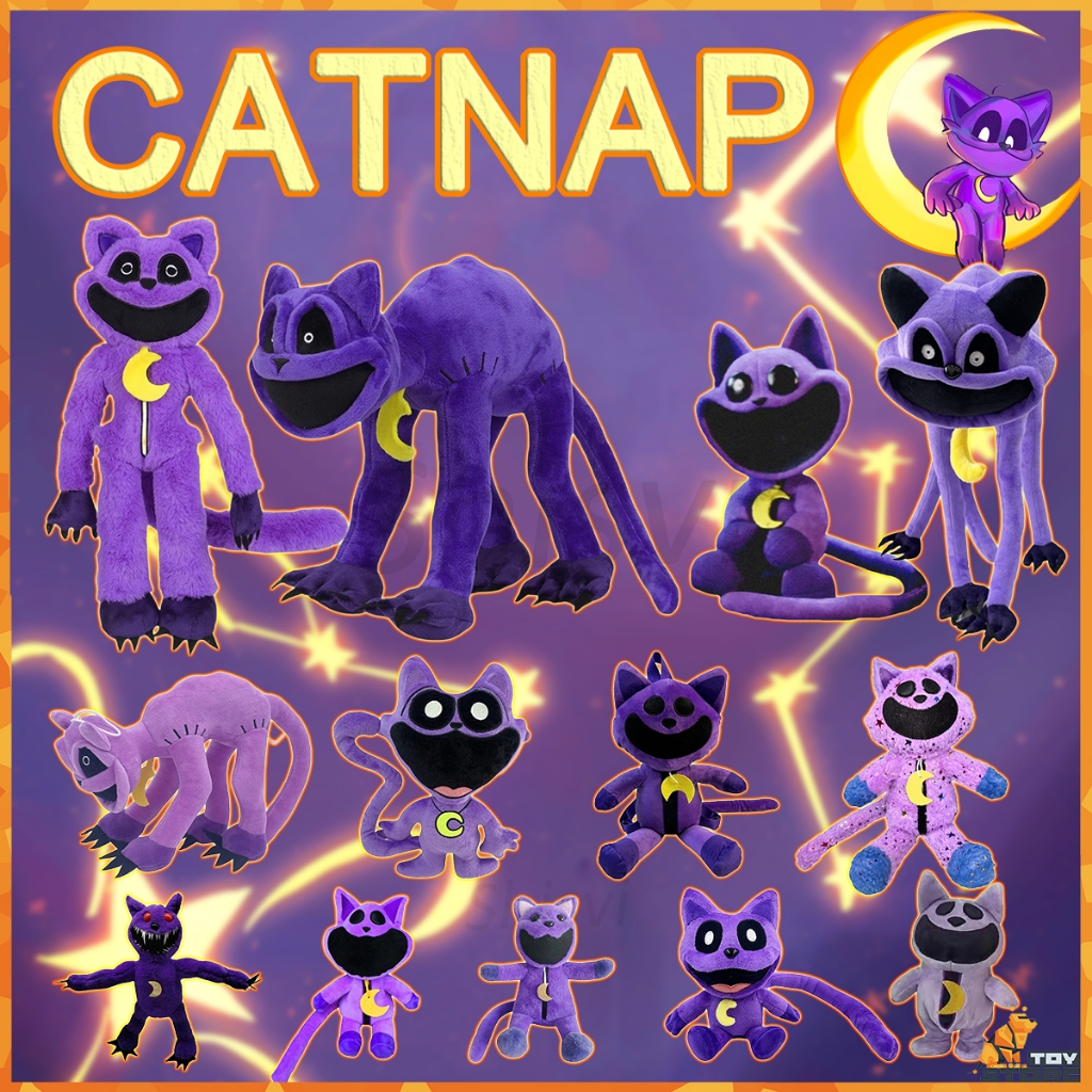 13types Catnap Plush POPPY PLAYTIME3 Smiling Critters stuffed doll ...